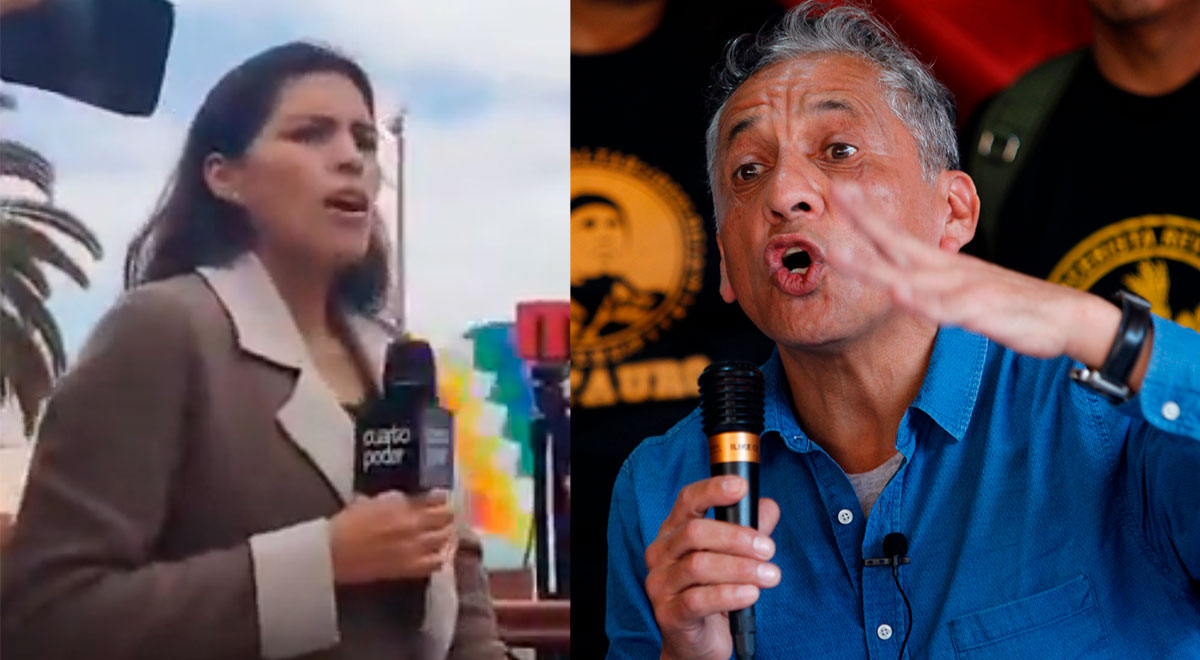 Antauro Humala pierde los papeles con reportera de Cuarto Poder: "Viene ...