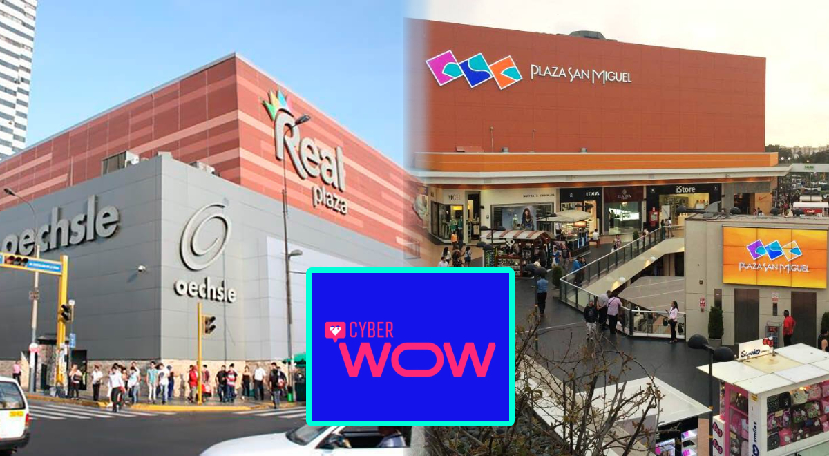 Cyber WOW 2022: cuáles son las ofertas especiales de Plaza Norte, Mega Plaza, Real Plaza y más ...