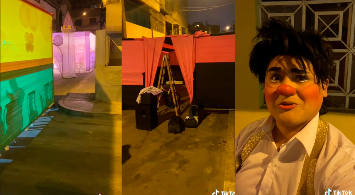TikTok video viral: payasito es contratado, pero al llegar ve 3 fiestas infantiles y no sabe qué ...