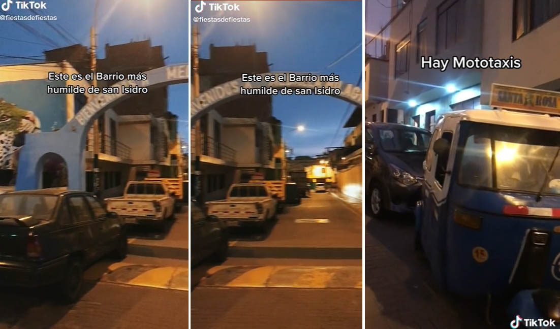 TikTok viral: Peruano da a conocer el ‘barrio más humilde de San isidro ...