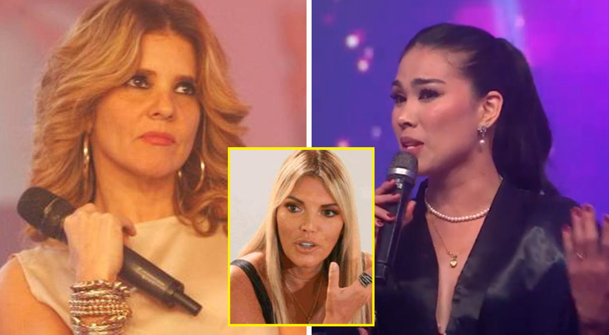 Johanna San Miguel impacta EN VIVO a finalista del Miss Perú Mei Azo ...