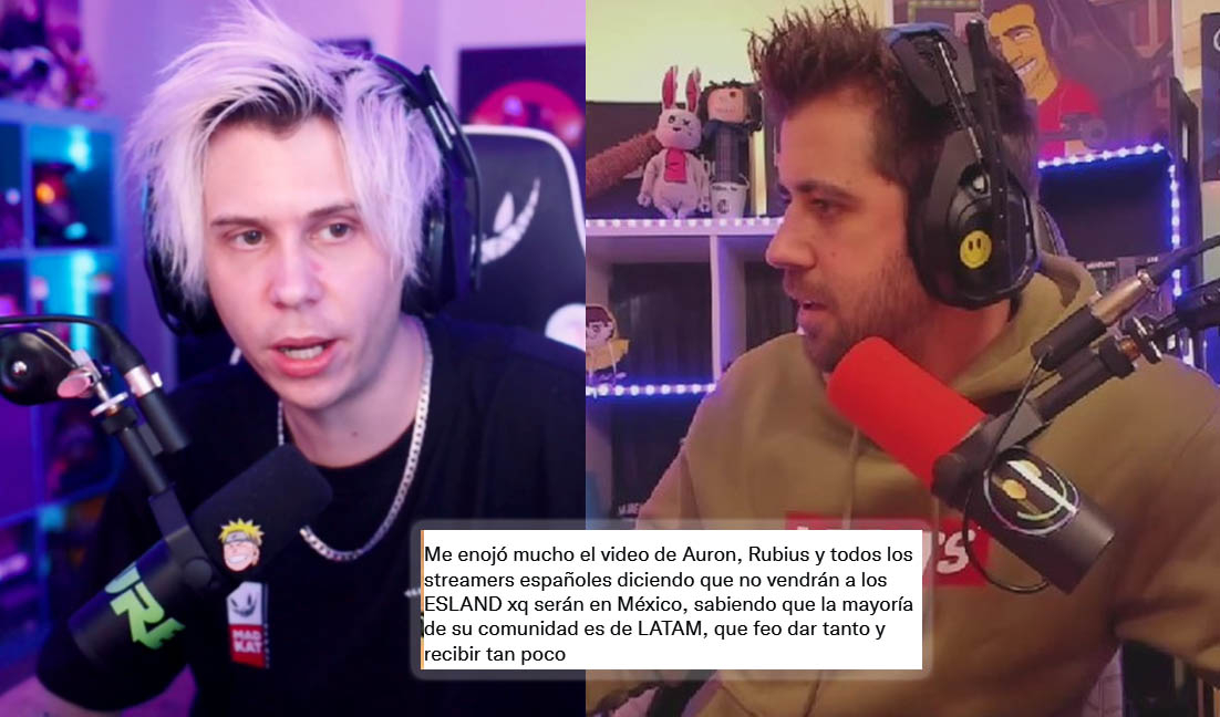 Rubius y Auron Twitter viral: streamers españoles son criticados por usuarios por no venir a ...