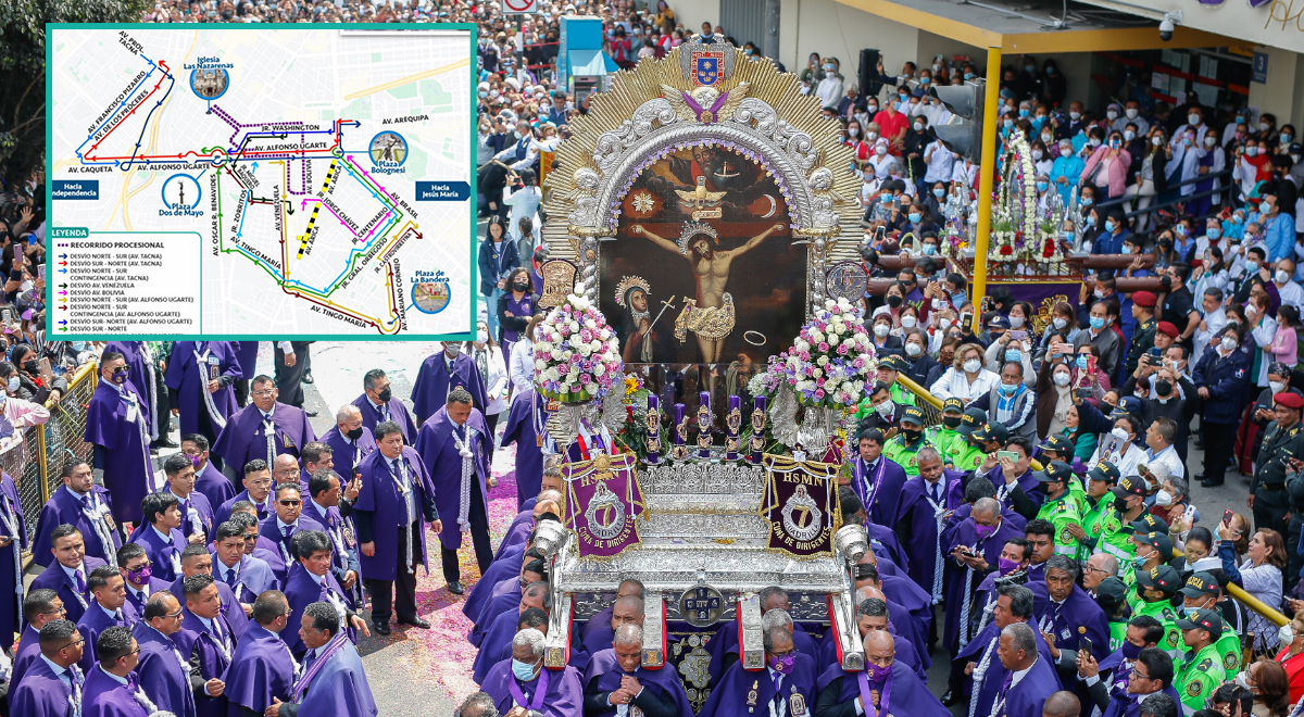 Señor de los Milagros 2022: Estos son los desvíos por el cuarto y ...