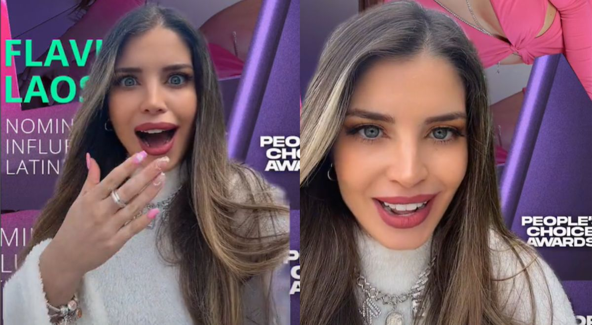 Flavia Laos, TikTok ante nominación en premios People Choice Awards ...