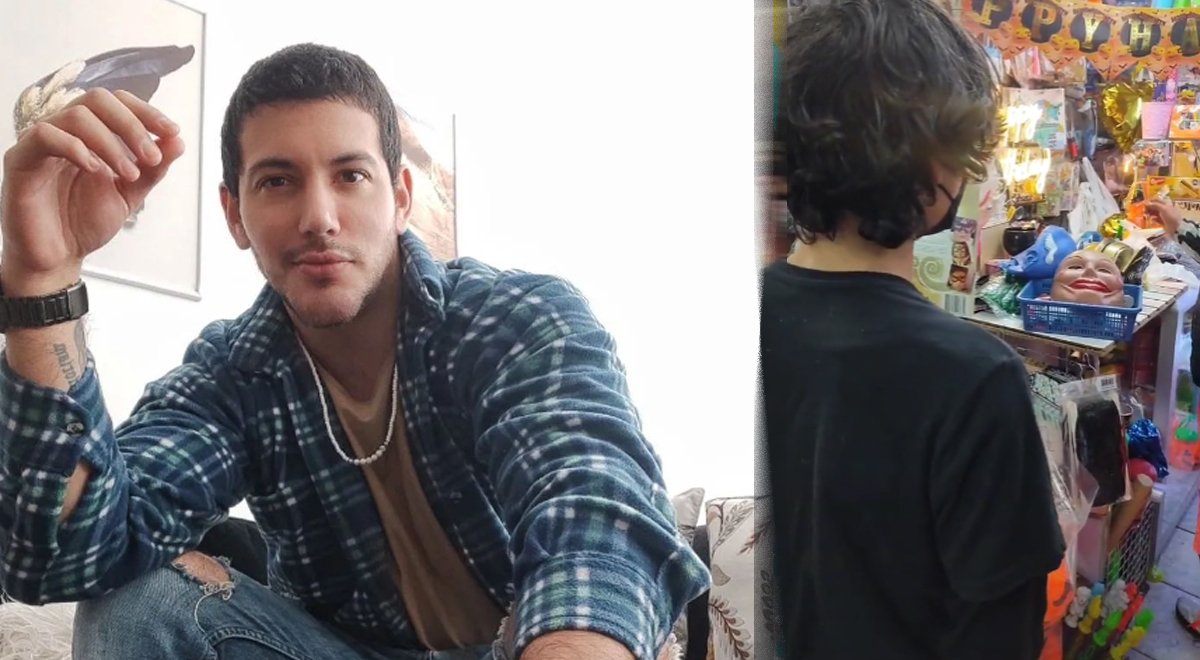 Jean Paul Tiktok Viral sorprendido al ver su máscara en mercado central ...