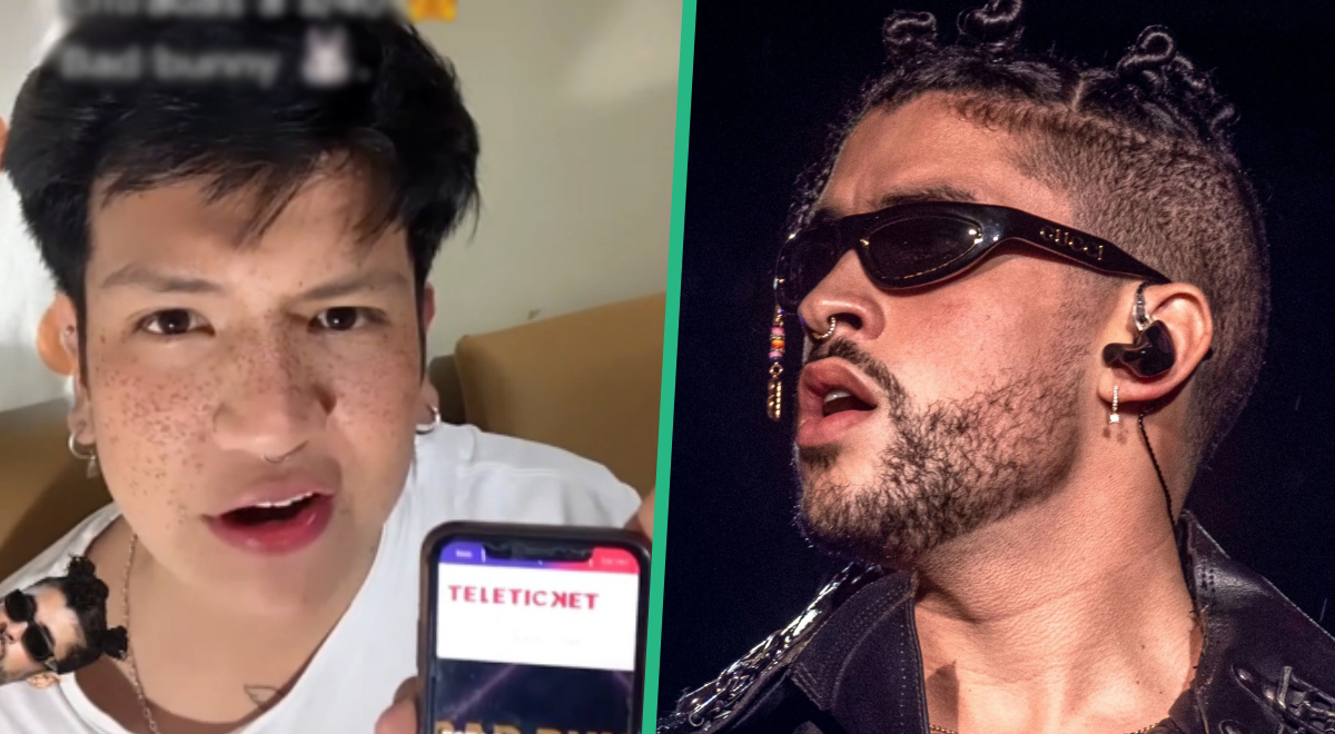 Bad Bunny en Lima: Tiktoker emocionado por conseguir entrada a 40 soles, pero usuarios le dicen ...