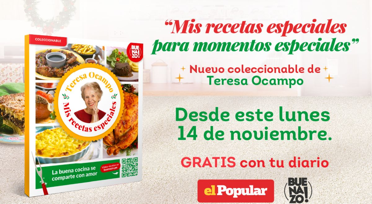 “Teresa Ocampo, mis recetas especiales” inicia este lunes 14 de ...