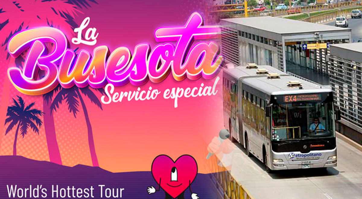 Bad Bunny en Lima: la busesota, el servicio especial del Metropolitano ...
