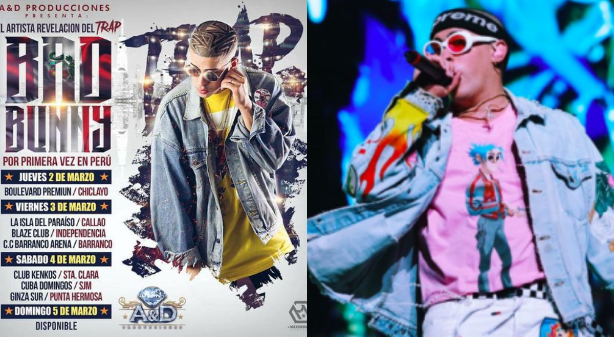 Bad Bunny en Chiclayo: Así fue la vez que visitó Perú para cantar en ...