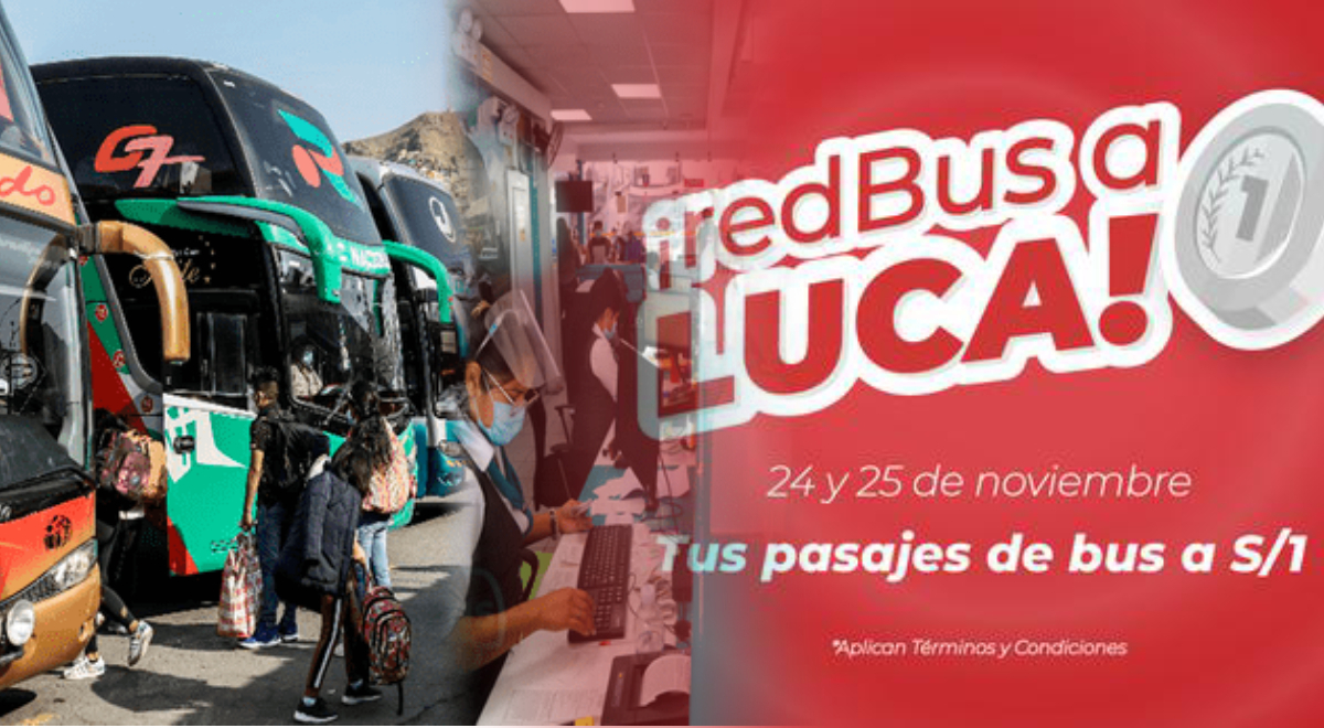 Redbus ofertas de viaje a 1 sol, mira las fechas de promoción "RedBus a ...