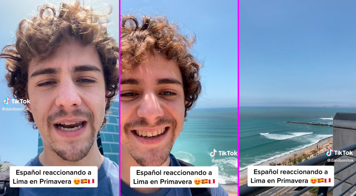 TikTok viral Perú: Español queda impresionado con paisaje de Lima con sol y su reacción es viral ...