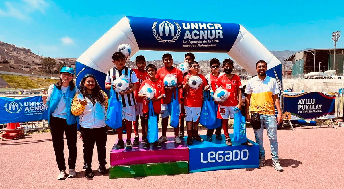 Legado, Alianza Lima y ACNUR se unen para incentivar deporte en niños ... Legado, Alianza Lima y ACNUR se unen para incentivar deporte en niños ...