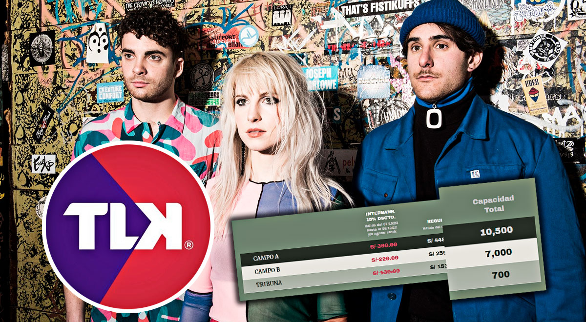 Paramore en Lima: Teleticket vendió 18 mil entradas para concierto de ...