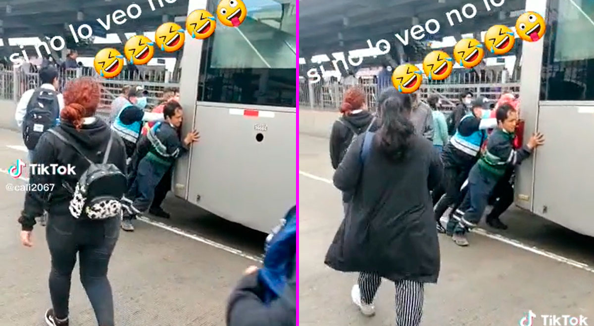 TikTok viral Perú: Metropolitano se malogró y pasajeros tuvieron que ...
