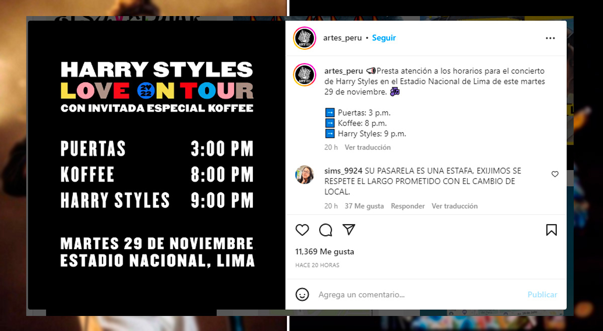 A qué hora es el concierto de Harry Styles en Lima 2022: horario de ...