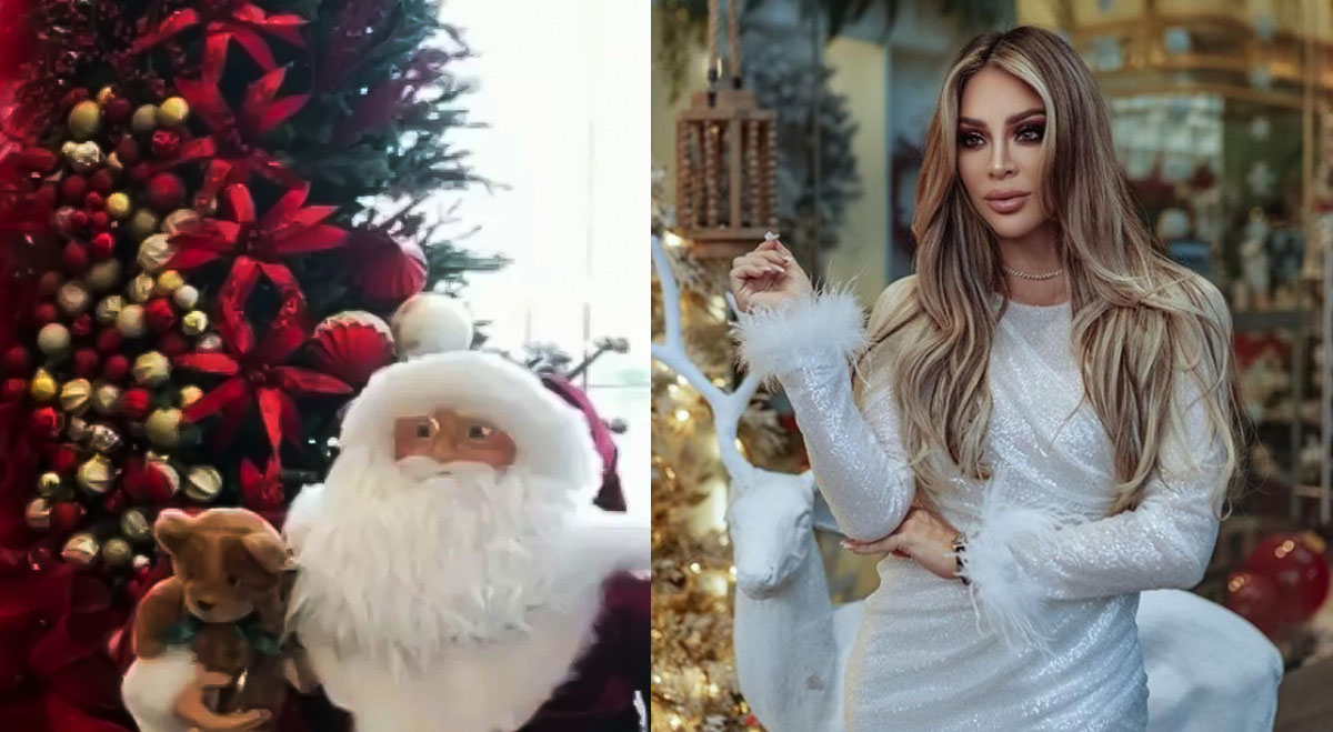 Sheyla Rojas IMPACTA al lucir LUJOSA decoración navideña de más de 5 ...