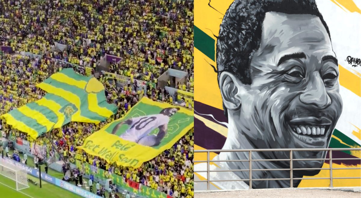 Mundial Qatar 2022: Así fue el gesto de la hinchada de Brasil a Pelé ...