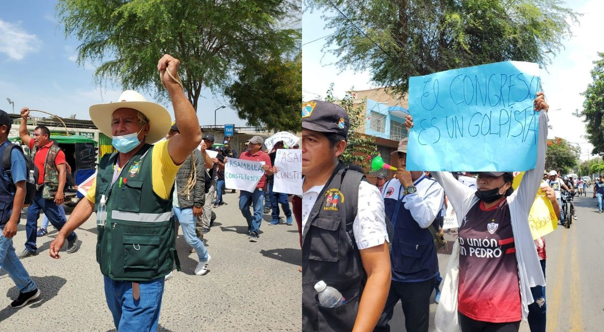 Paro en Piura: ronderos y escolares marchan en las calles y exigen ...