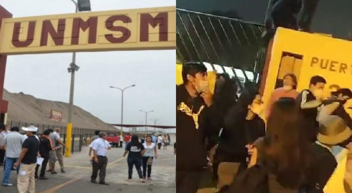 Protestas en Perú: estudiantes intentar tomar la Universidad San Marcos ...