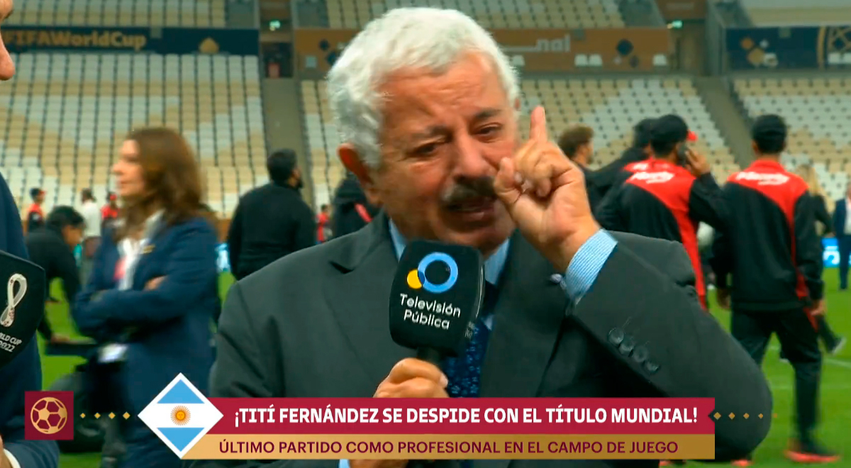 Argentina Campeón Mundial: Titi Fernández llora en vivo y revela que se ...
