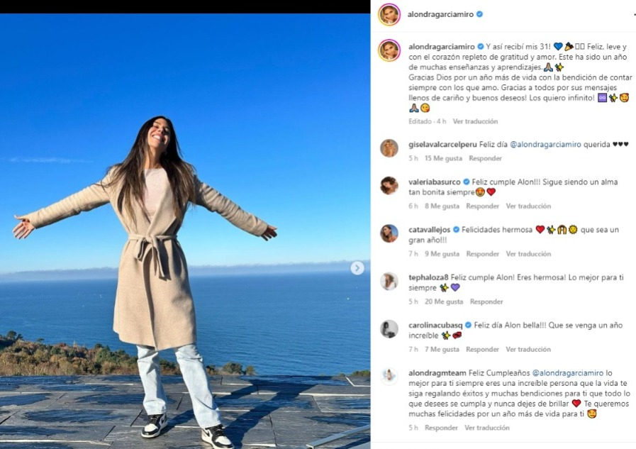 Alondra García Miró en Instagram agradece mensajes de amor por su ...