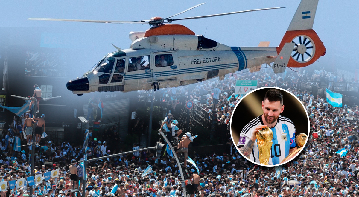 Messi y la selección argentina sobrevuelan con la Copa del Mundo en ...