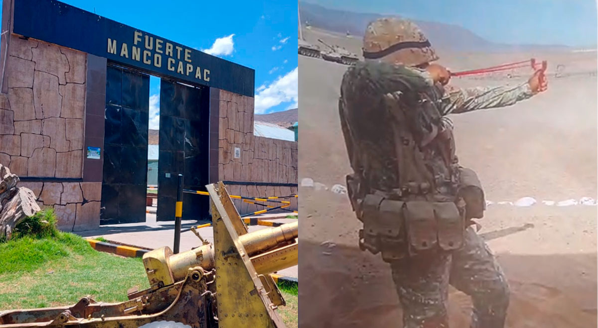 Puno: Soldados se preparan en el uso de hondas y resorteras para ...