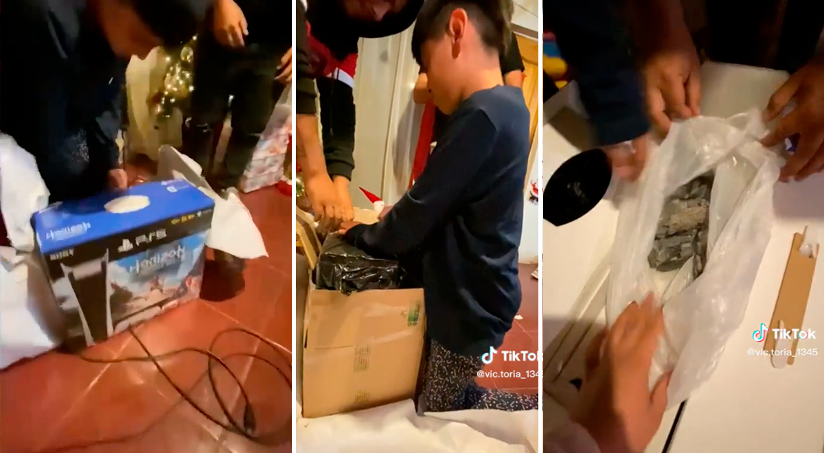 TikTok Navidad video viral: Regalan un PlayStation 5 y quedó ...