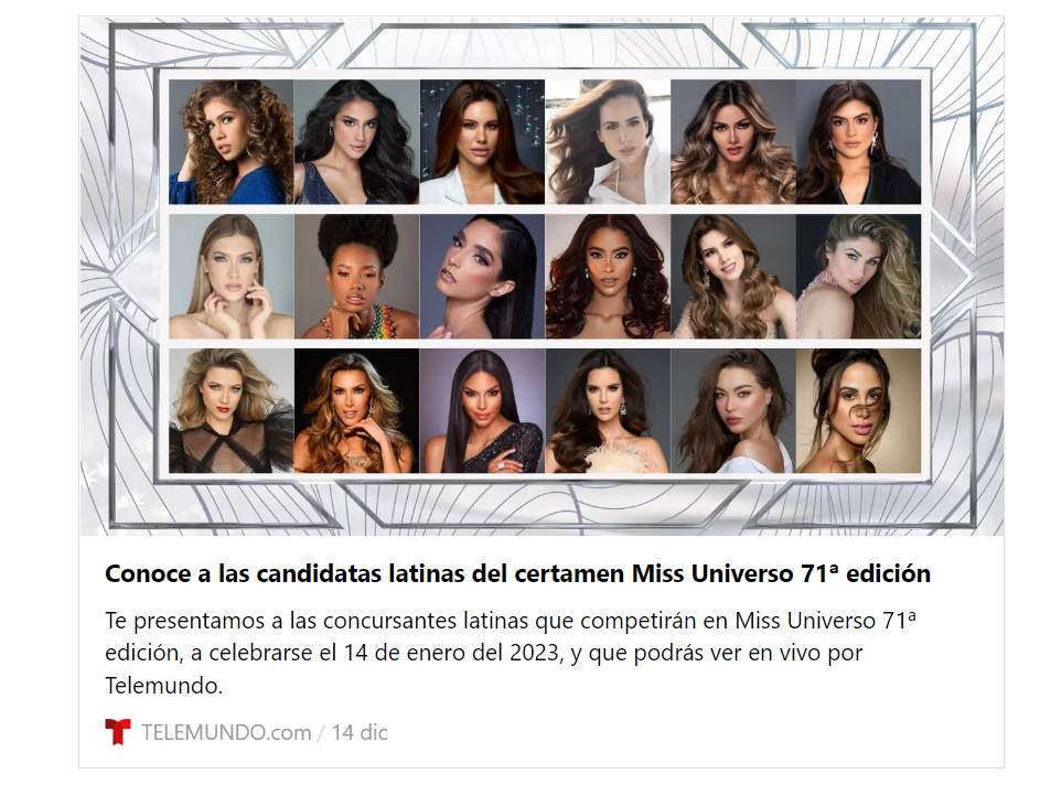 Alessia Rovegno en el Miss Universo 2022: Telemundo destaca a Miss Perú ...