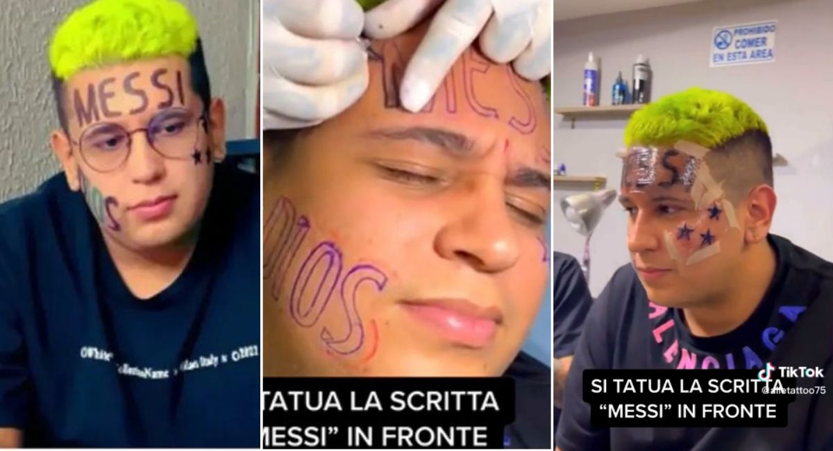 Instagram Mike Jambs video viral: joven se tatuó "Messi D10S" en la ...