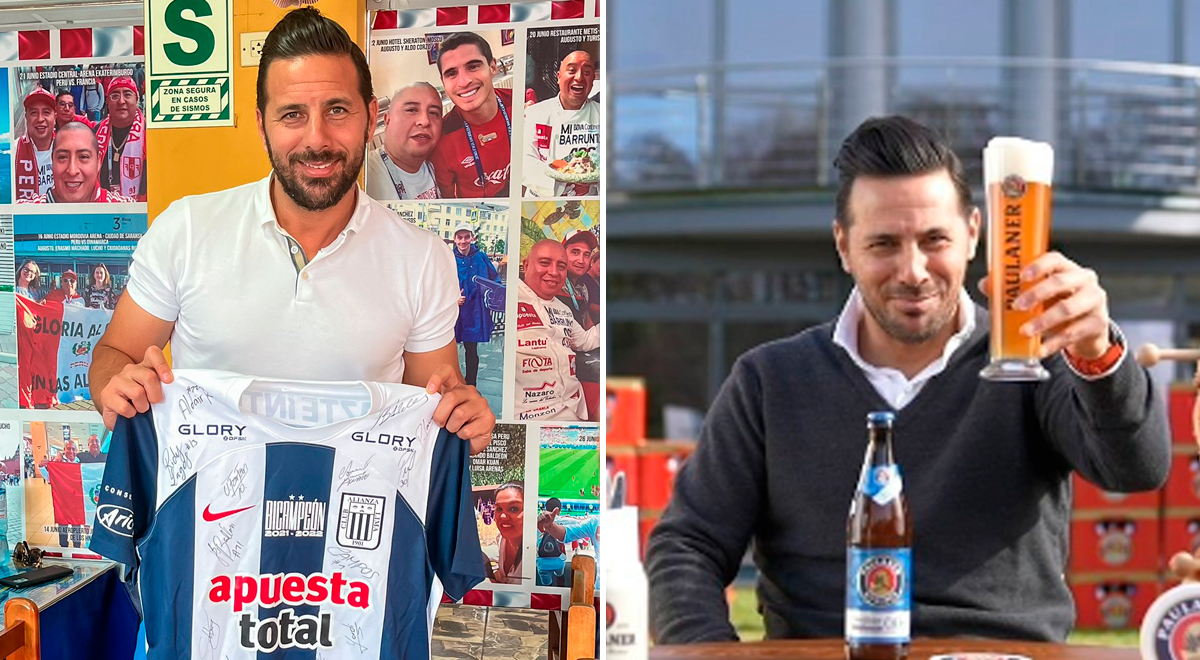 Claudio Pizarro regresa al Perú y posa con camiseta de Alianza Lima bicampeón ¿nuevo fichaje ...