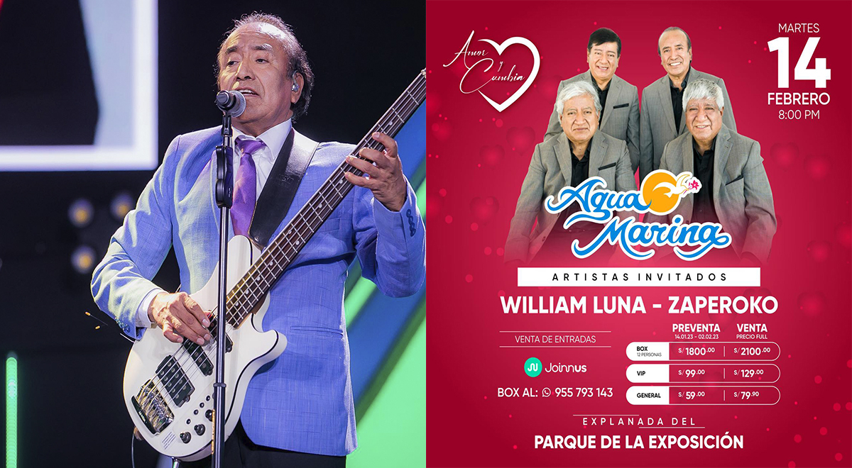 Agua Marina Le canta a los enamorados en el show “Cumbia y amor”, foto ...