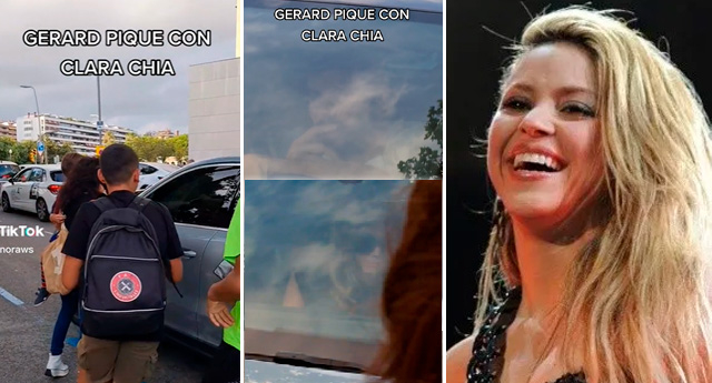 Tiktok viral: Hallan a Gerard Piqué con Clara Chía en auto, los graban ...