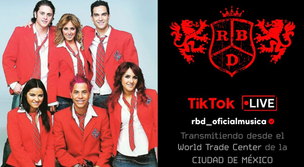 RBD 2023: Agrupación realizará transmisión EN VIVO por Tiktok en su retorno esta noche | El Popular
