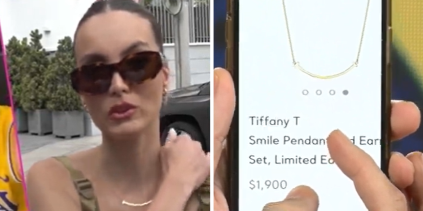 Carol Reali, Cachaza, luce lujoso collar valorizado en 1900 dólares ...