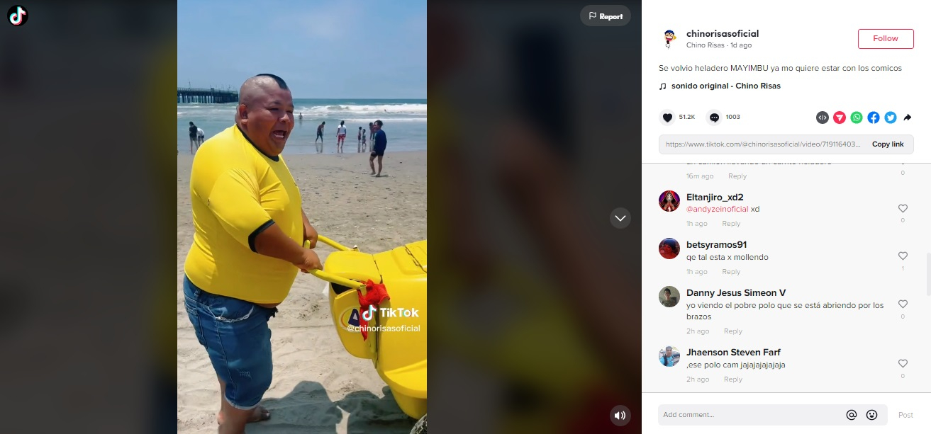 TikTok viral Perú: Mayimbú aprovecha el verano y ahora se gana la vida ...