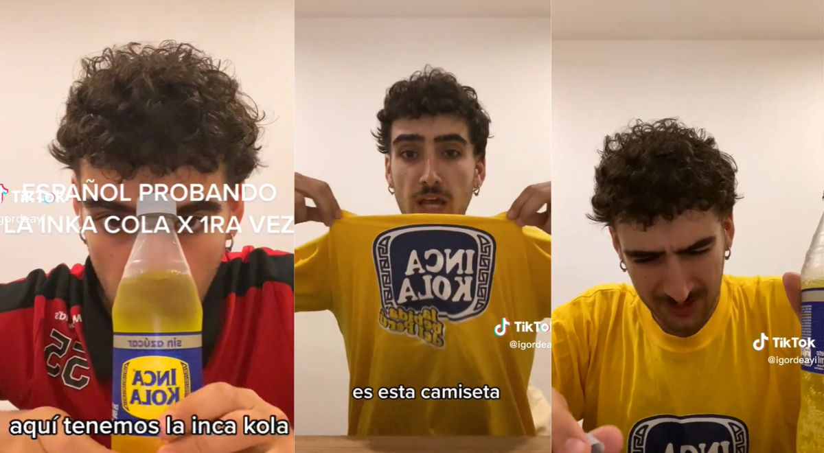 TikTok viral: Ciudadano español prueba la Inca Kola y se lleva una ...