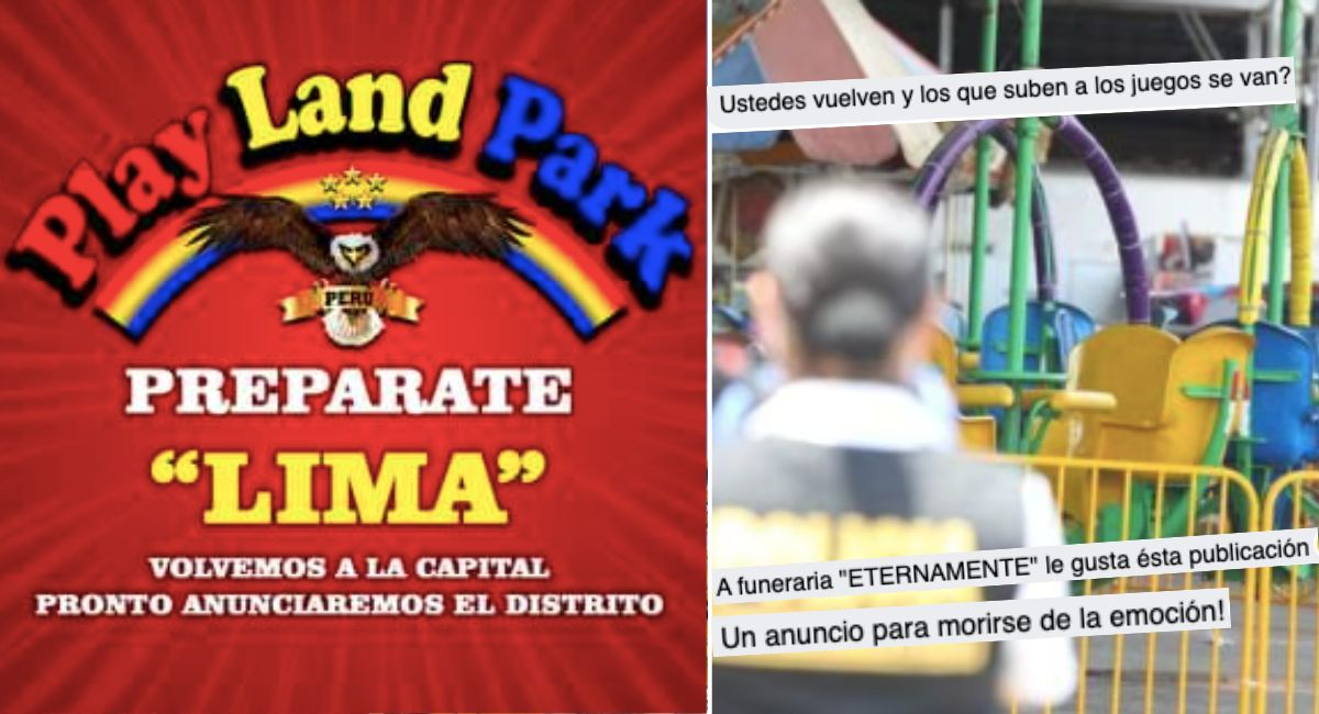 Facebook viral: Play Land Park vuelve a Lima, peruanos los trolean y es ...