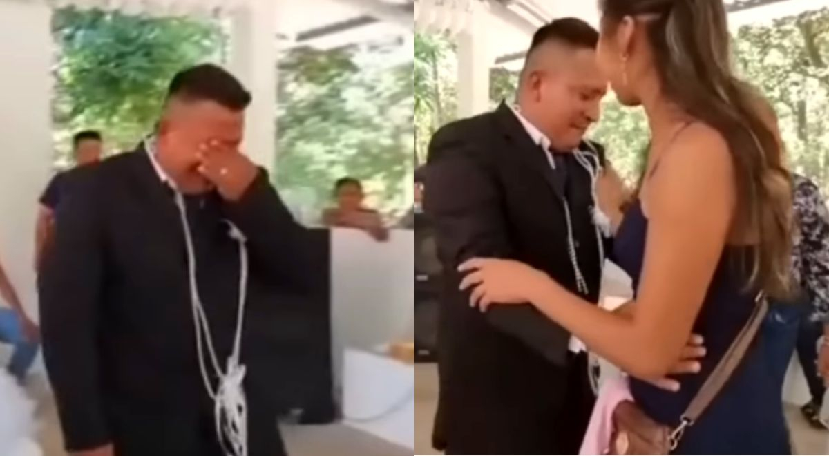 TikTok viral: Novio causa polémica al recibir el saludo de su expareja en plena boda | Video ...