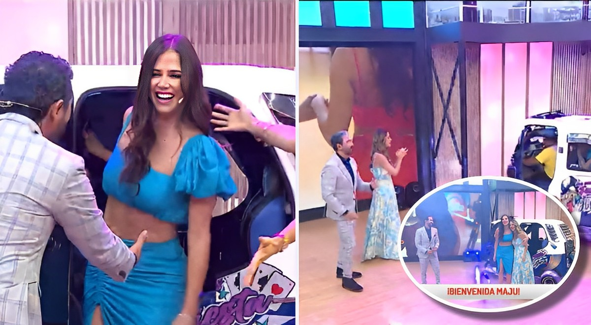 Maju Mantilla En Arriba Mi Gente Ex Miss Perú Llega En Mototaxi Y