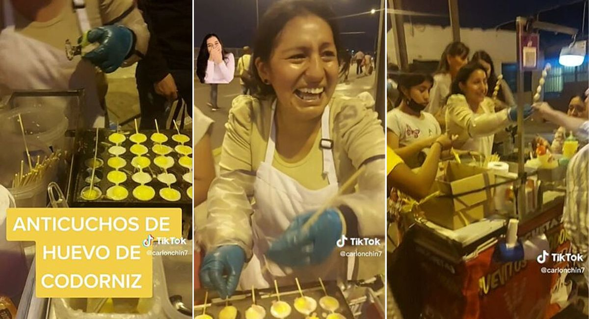 Tiktok Viral Peruana La Rompe Con Sus Anticuchos De Huevo De Codorniz