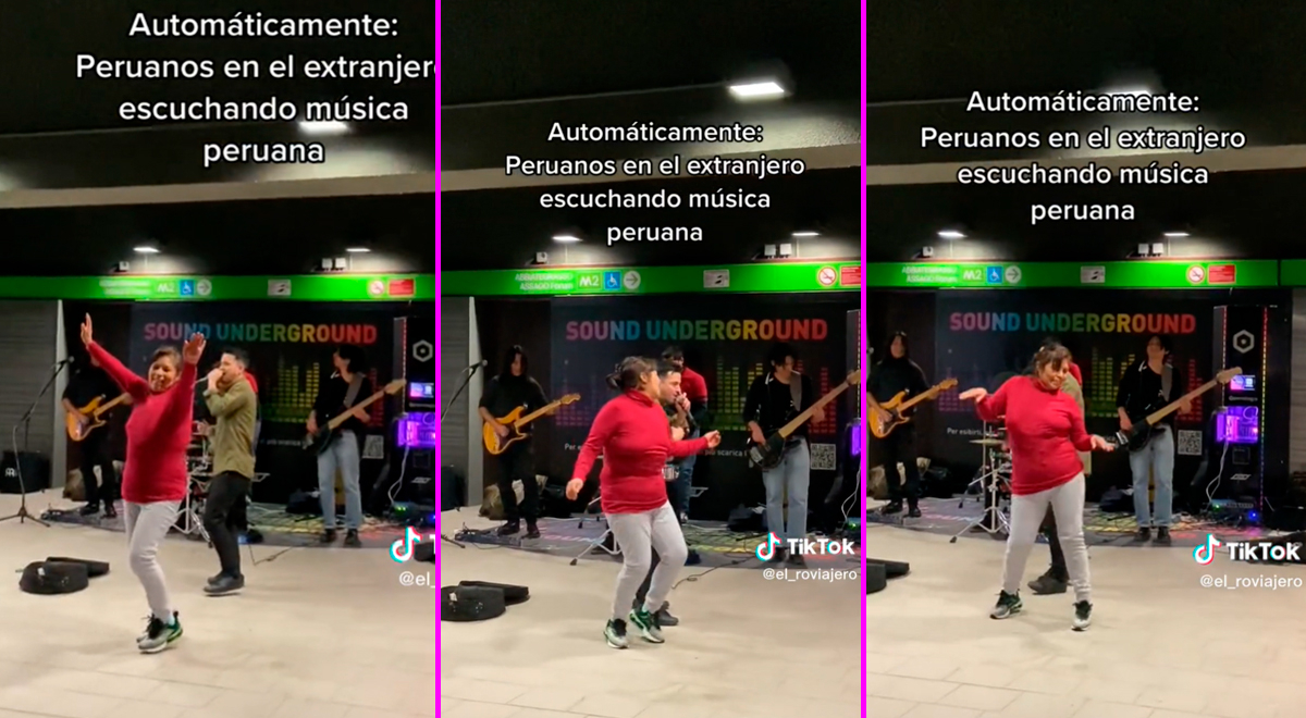 TikTok viral: Peruana arma la fiesta en metro de Italia a ritmo de ...