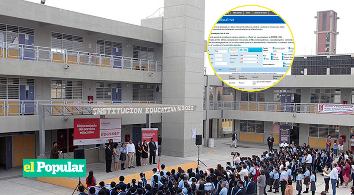 Minedu | Aprende a identificar el código modular de cualquier colegio ...