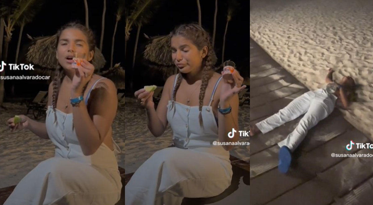 TikTok viral | Cantante de Corazón Serrano se "desmaya" tras tomar shot ...