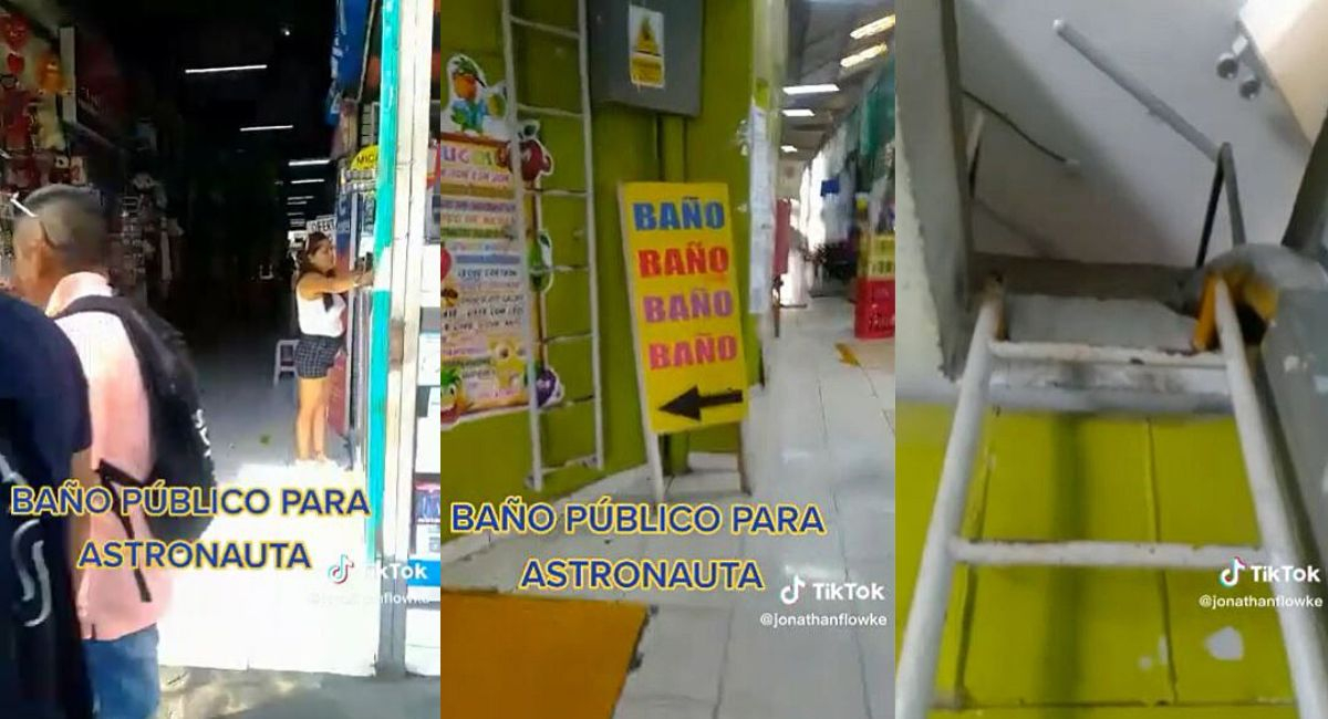 TikTok viral: joven va a baño público en el Centro de Lima, pero se topa con singular detalle y ...