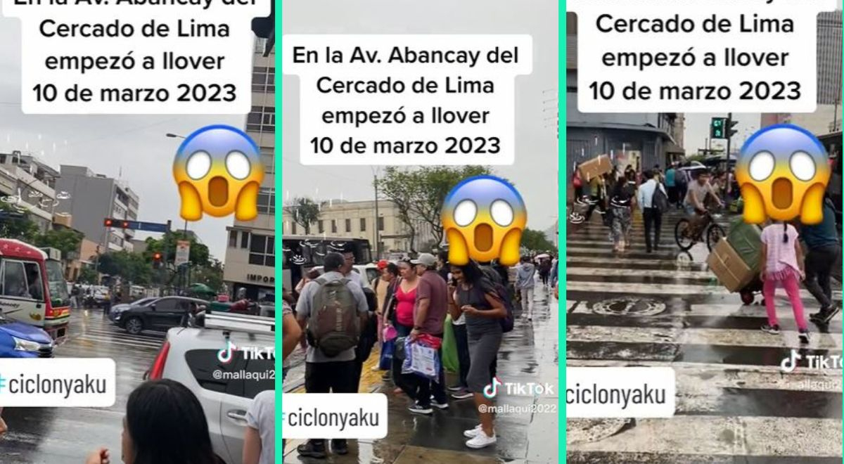 TikTok viral: Limeños quedan en shock por intensa lluvia: “¡El Yaku llegó a Lima!” | El Popular