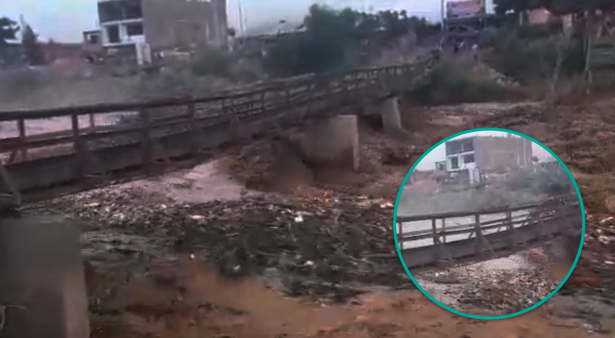 Ciclón Yaku: Así se ve el río chillón por la lluvias torrenciales que ...