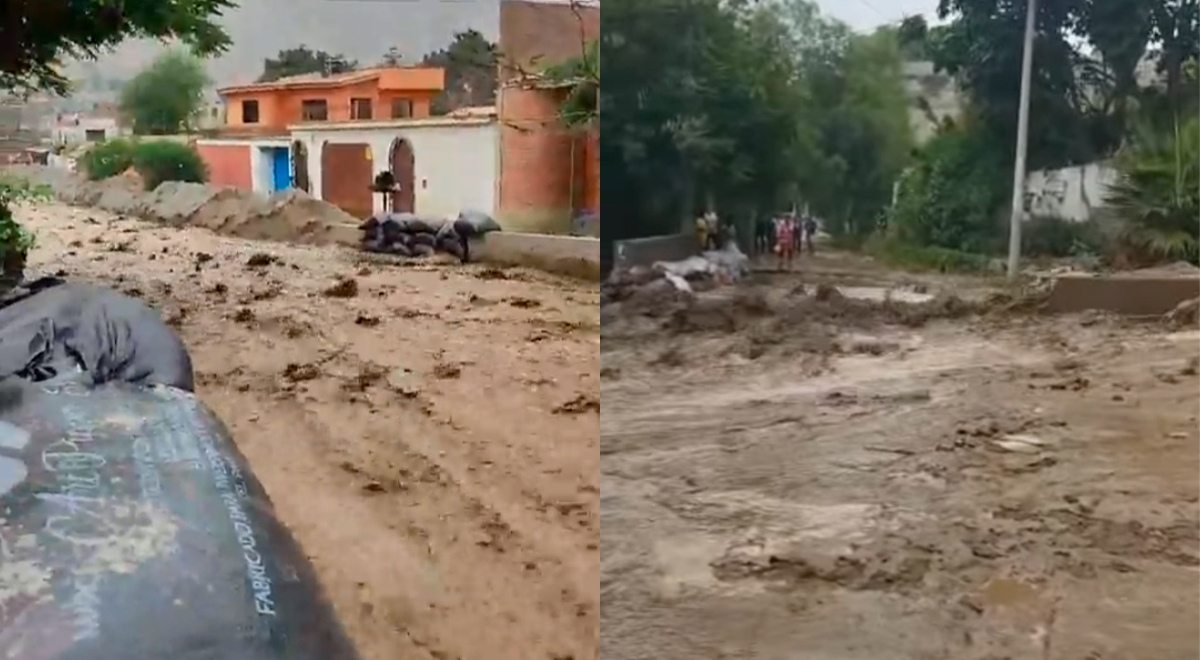 huaico Chaclacayo | último minuto en Los Laureles amenaza con desbordar ...