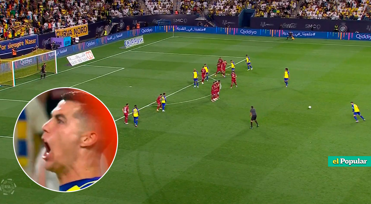 Cristiano Ronaldo Anota De Tiro Libre Con Tremendo Remate Al Estilo De