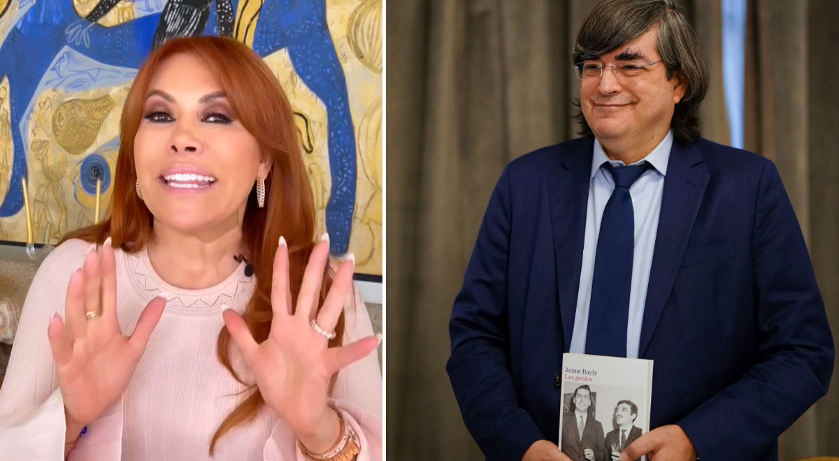 Jaime Bayly le envió a Magaly Medina su nuevo libro 'Los Genios' con ...
